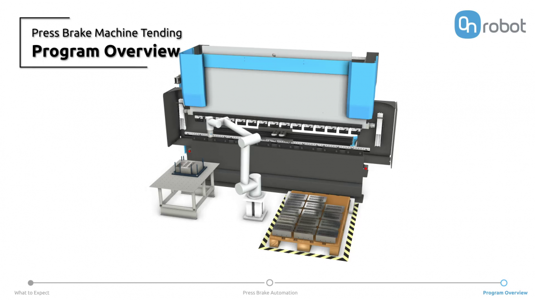 Press Brake structuring the complete program